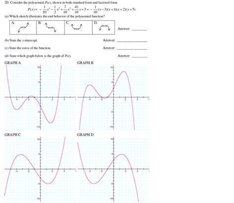 Solved Consider The Polynomial P X Shown In Both Standard