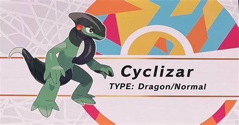 New Pokemon Revealed Cyclizarlooks Like An Pre Evo Of The Box Art