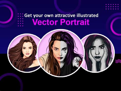 A Vector Illustration Vector Tracing Vector Art Portrait Upwork