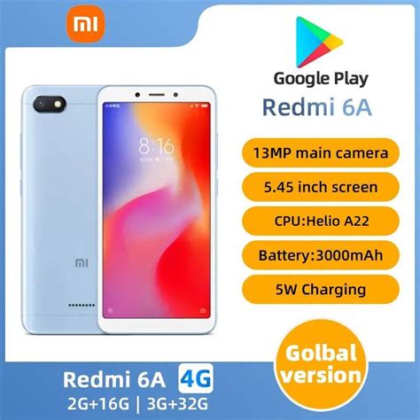 Original Second Hand Phone Xiaomi Redmi A G G Network Million Pixels Inch Screen