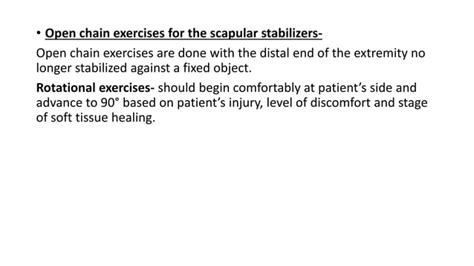 shoulder open and closed kinematic chain pptx