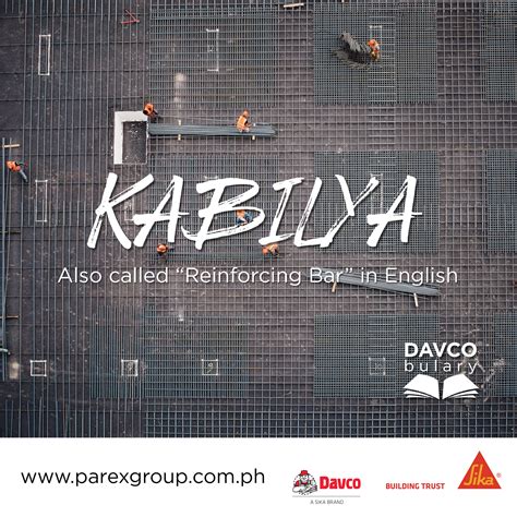 Kabilya Or Reinforcing Davco Philippines A Sika Brand