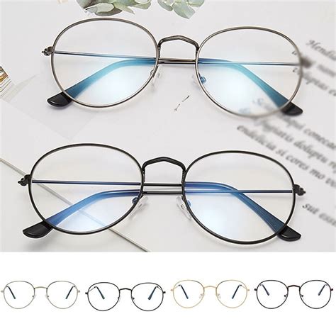 Eyeglasses Frame Metal Vintage Round Glasses Unise Grandado