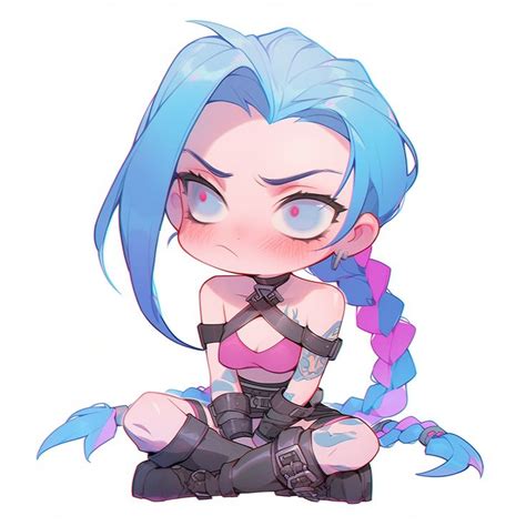 Jinx Pose Chibi