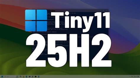 „tiny11 25h2“ Lengvas Ir Paruoštas „windows 11“ Jūsų Kompiuteryje