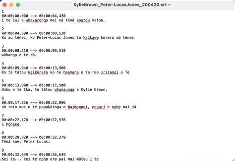 Exporting A Transcript Te Hiku Media