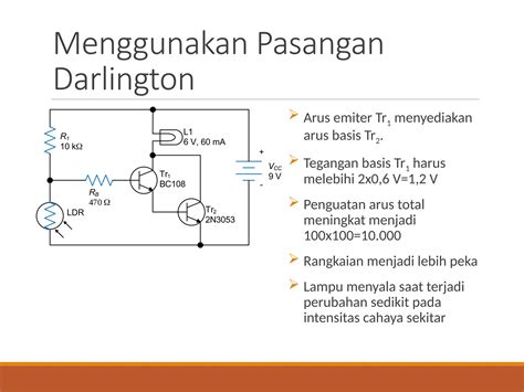 Presentasi Contoh Rangkaian Saklar Transistor Pptx