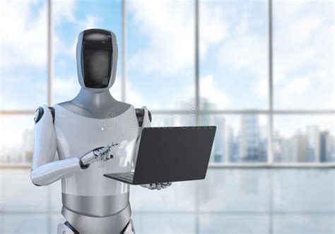 Automation Worker Concept With Ai Assistant Robot Working In Smart