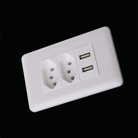 Wall Power Brazil Socket 15a Brasil Standard Doubl Grandado
