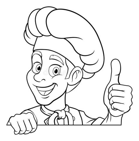 Chef New 2024 A13 Bw 94 Stock Vector Illustration Of Restaurant