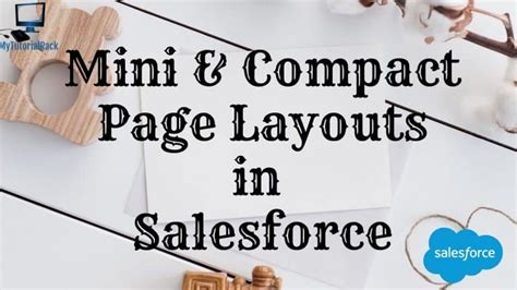 Compact And Mini Page Layouts In Salesforce