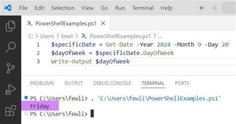 Powershell Get Day Of Week