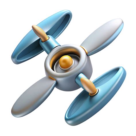 Wonderful Traditional Single Drone Propeller With Futuristic Design Genuine 59920107 Png