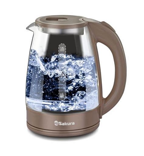 Купить электрический чайник Sakura SA-2734, Пластик/стекло по низкой ...