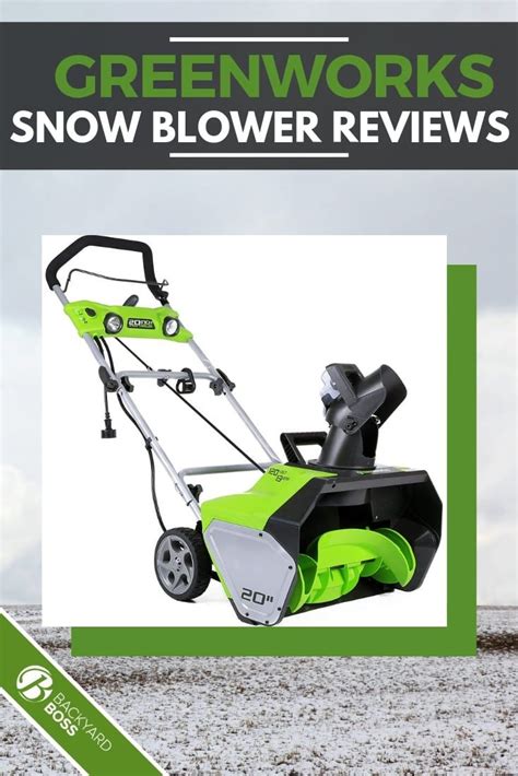 Getting Ready For Winter A Look At The Best Greenworks Snow Blowers