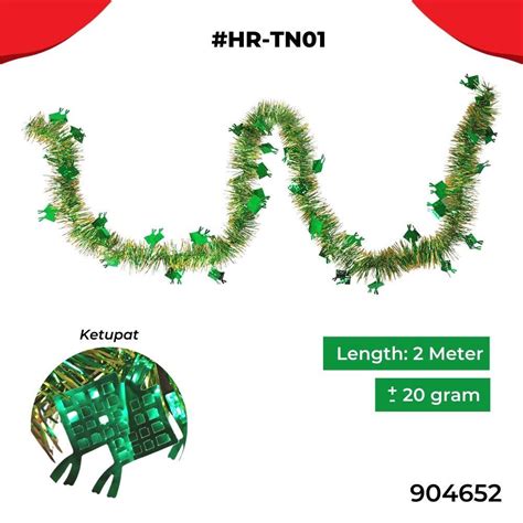 Hofs Raya Tinsel Ceiling Deco Banner Party Garland Hamper Raya Hiasan