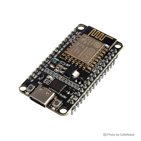 قیمت و خرید برد توسعه nodemcu دارای هسته وای فای esp8266 و مبدل cp2102 رابط تایپ c