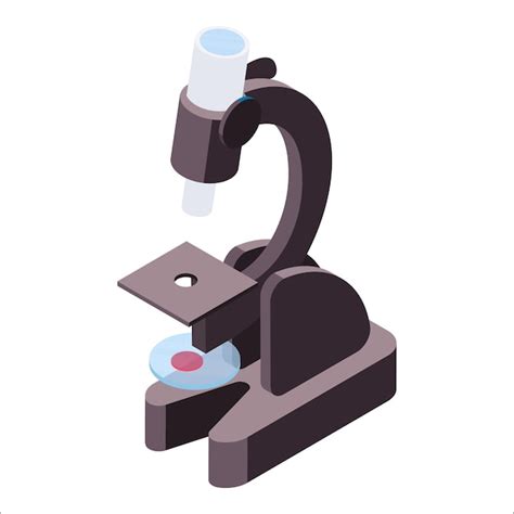 Premium Vector Vector Microscope