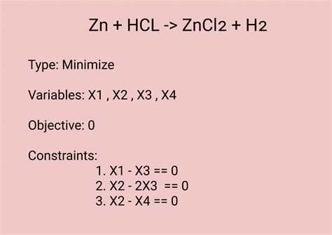 How To Balance Chemical Equations In Python Using Constraint Optimization Pulp Towards Data