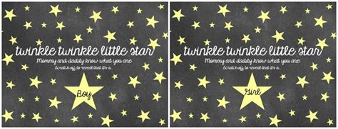 Twinkle Twinkle Little Star Gender Reveal Scratch Off Gender Reveal