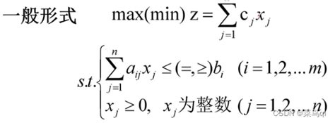 【数学建模】建模 整数规划问题整数规划数学建模 Csdn博客