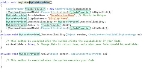 New Coderush Plugin Templates Newcodeprovider And Newrefactoring