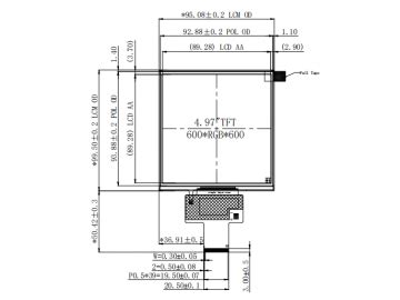 Shenzhen CDTech Electronics Co Ltd UART TFT Module Stretched Display Panel TFT Touch