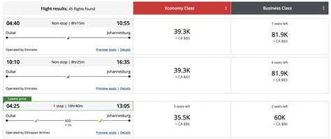 Emirates Pricing Now Subject To Its Own Aeroplan Reward Chart Prince