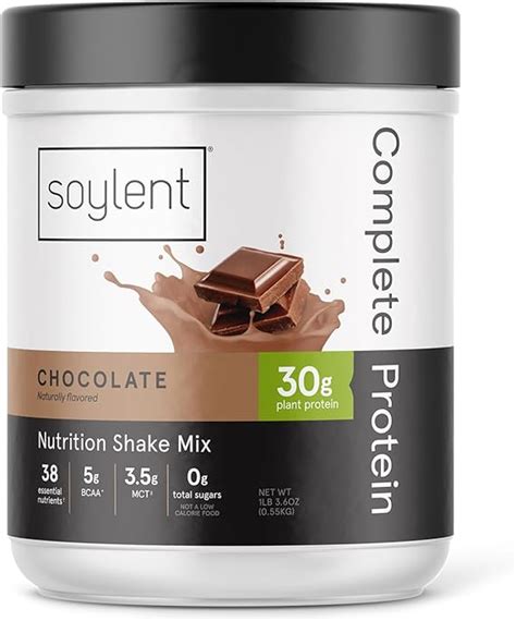 Soylent Complete Protein Powder Chocolate 30g Protein
