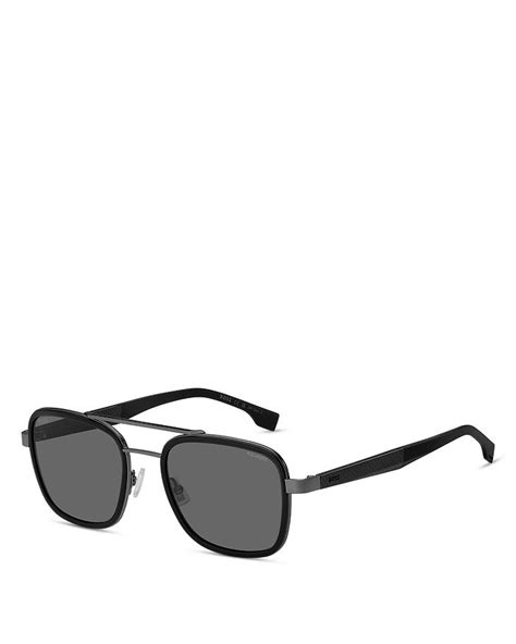 Hugo Boss Rectangular Aviator Sunglasses 54mm Bloomingdales