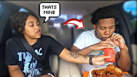Saying Im Not Hungry Then Eating My Gf Food Youtube