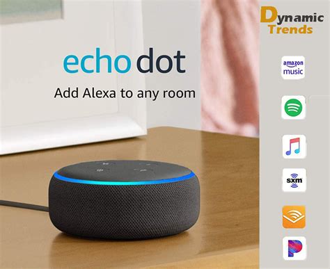 Echo Dot 3rd Generation Alexa Enabled Bluetooth Speaker Amazon Echo