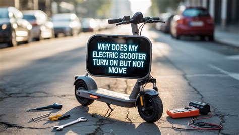 Why Does My Electric Scooter Turn On But Not Move 5 Causes Iscooterhome