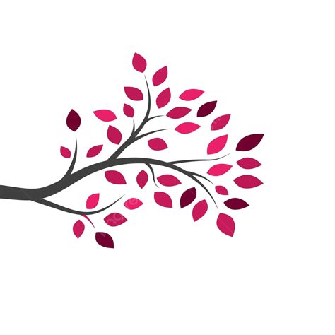 Tree Branch Vector Ilustration Design Forest Flora Vector المتجه غابة