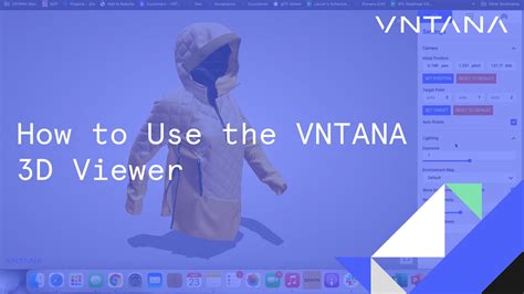 tutorial using the 3d viewer vntana
