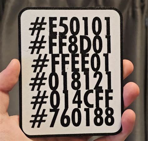 Rainbow Pride Flag In Hex Code By Robfin Makerworld