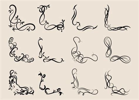 Corner Scroll Vector Art Icons And Graphics For Free Download