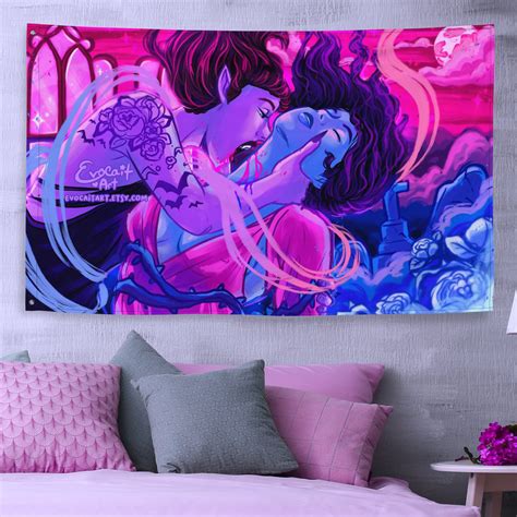 Fantasy Vampire Bisexual Pride Flag Evocait Art ️‍