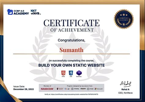 Nxtwave Practice Coding Certificate Ccbp Staticwebsite Sumanth Ch