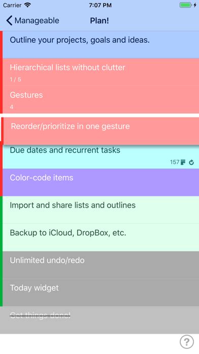 iphone giveaway of the day manageable nested todo lists