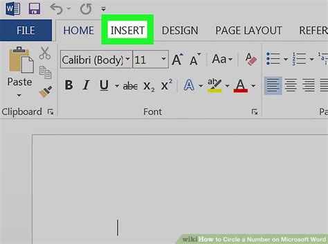 How To Circle A Number On Microsoft Word Steps With Pictures