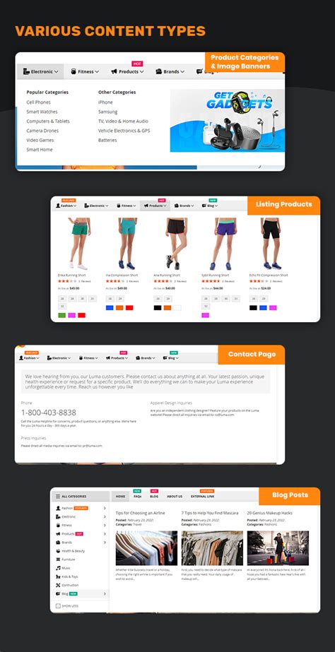Magento 2 Mega Menu Extension Vertical And Horizontal Menu Bzotech
