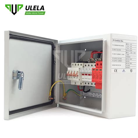 ulela 1500vdc combiner box manufacturers pv combiner box dc 4 in 2 out