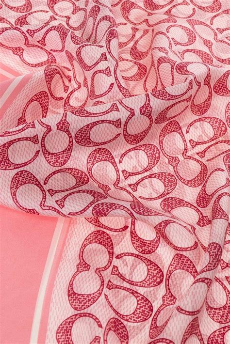 Coach Logo Pattern Pink