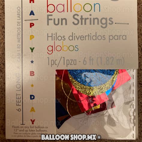Hilo Para Globos Happy Bday Tienda Online De Globos Mexico