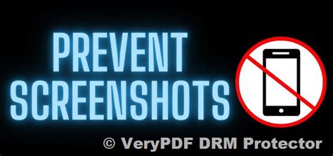 how to prevent stop or block screenshots of your pdf documents using verypdf pdf drm protector