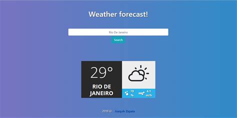 Github Joaquinzapata1 Weather Forecast Weather Forecast App