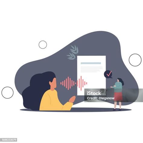 Ai Transcription Software As Speech Into Text Transcript Talking