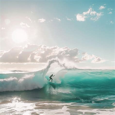 Free Surfing Ocean Waves Image Surfer Ocean Wave Download At