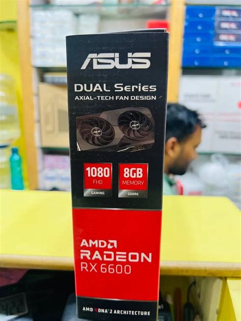 Dual Asus Radeon Rx6600 Oc Edition 8gb Ddr6 Graphics Card At ₹ 20750piece In Bengaluru